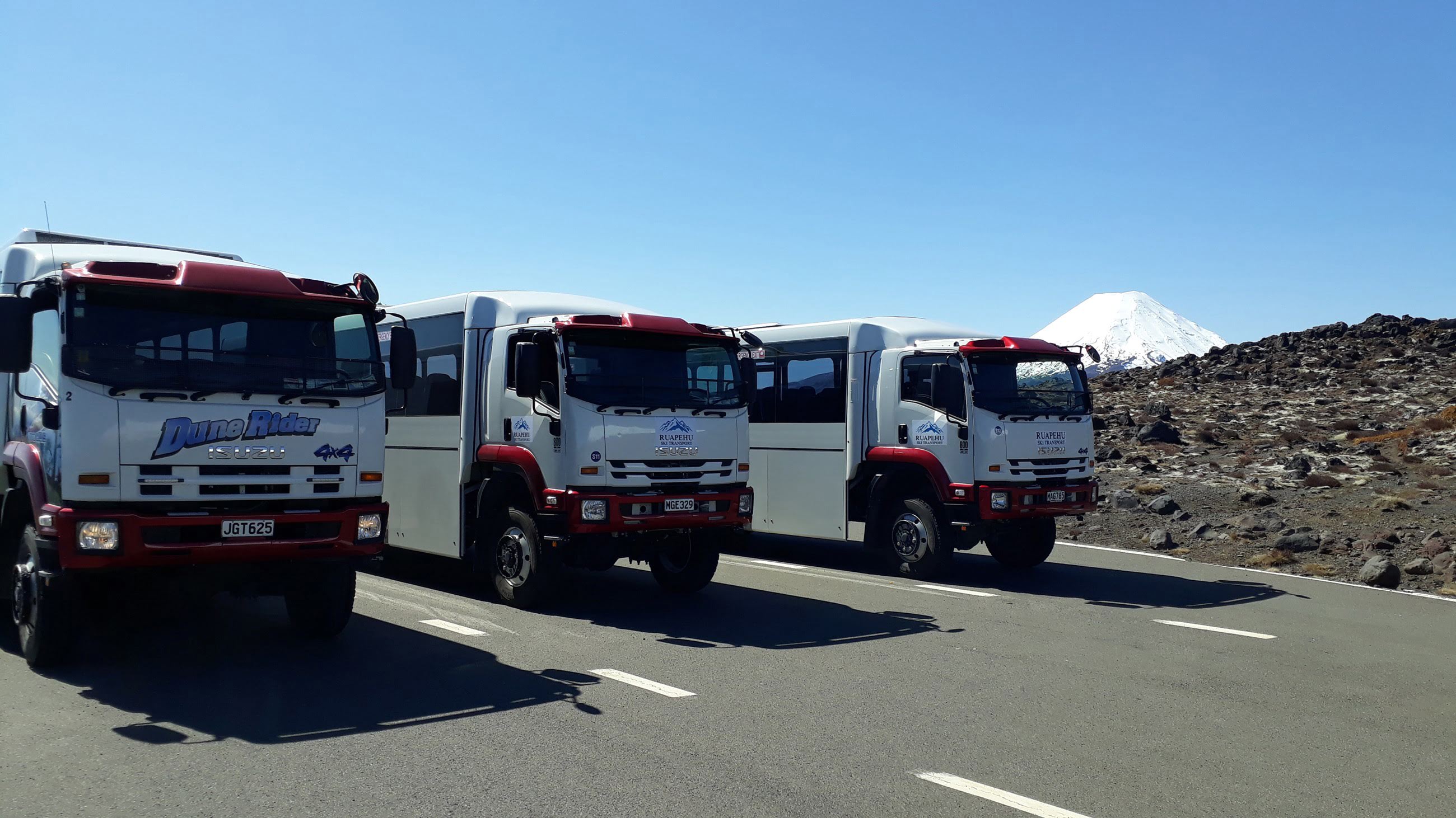 Mountain Shuttles Visit Ruapehu